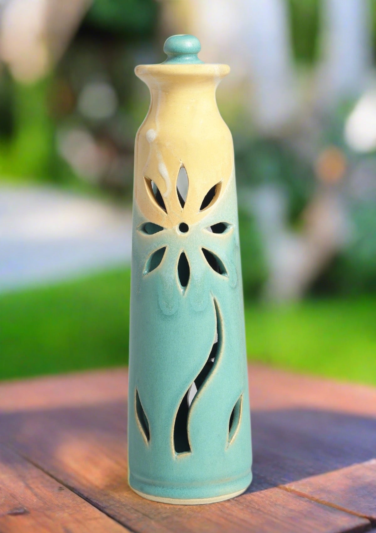 Ash Catcher Incense (Agarbatti) Stand -Turquoise sea – IshqMe