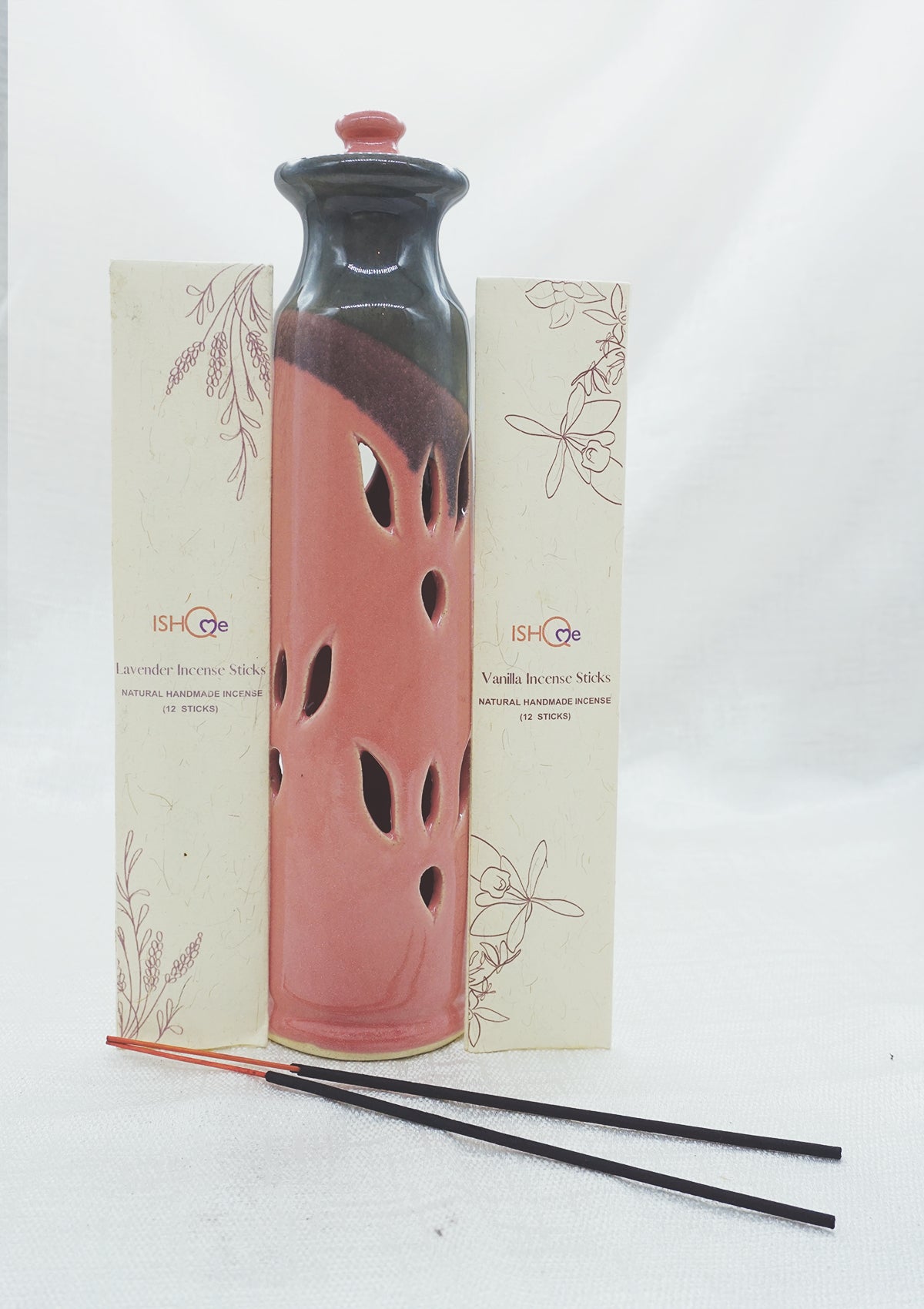 Buy Handcrafted Ceramic Incense Stand Online | IshqMe