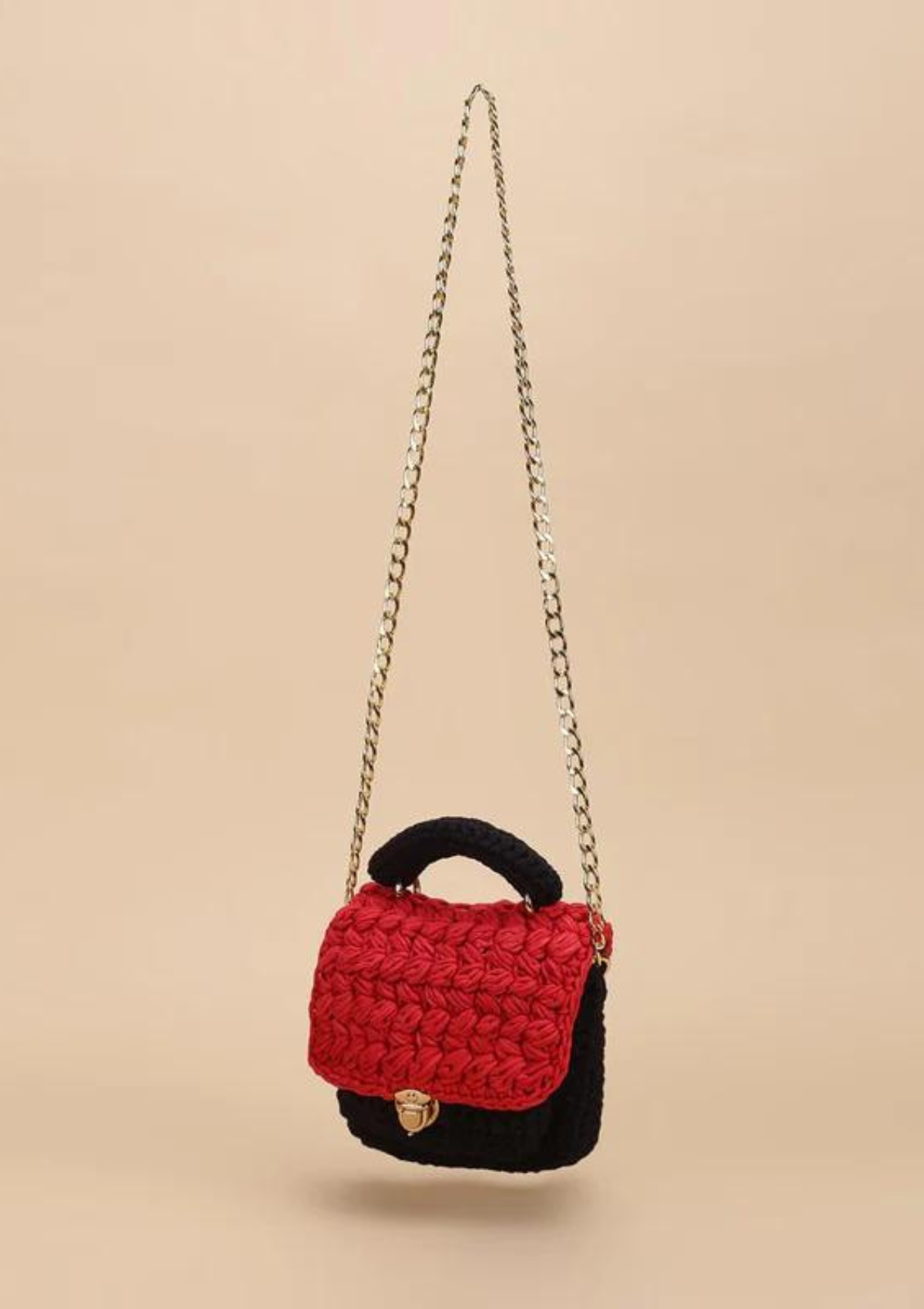 Classy Red and Black Mini Bag – IshqMe