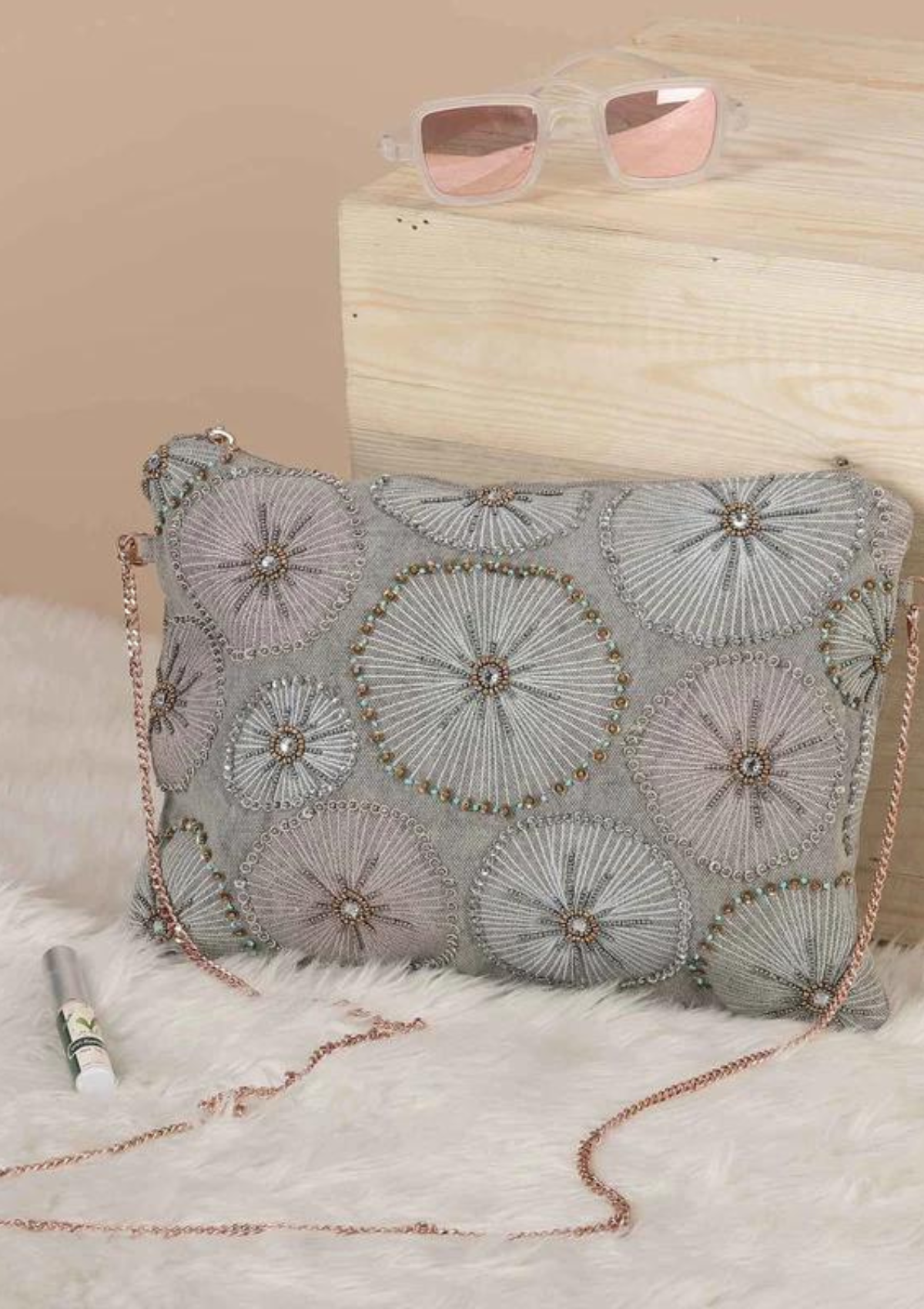 Essential Party Purse With Embroidery | Buy Embroidered Purse Online ...